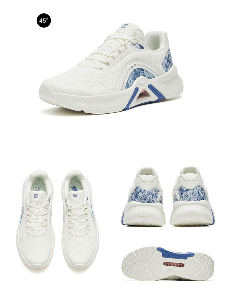 Anta Women National Team Training Weightlifting Shoes White/Blue – Anto ...
