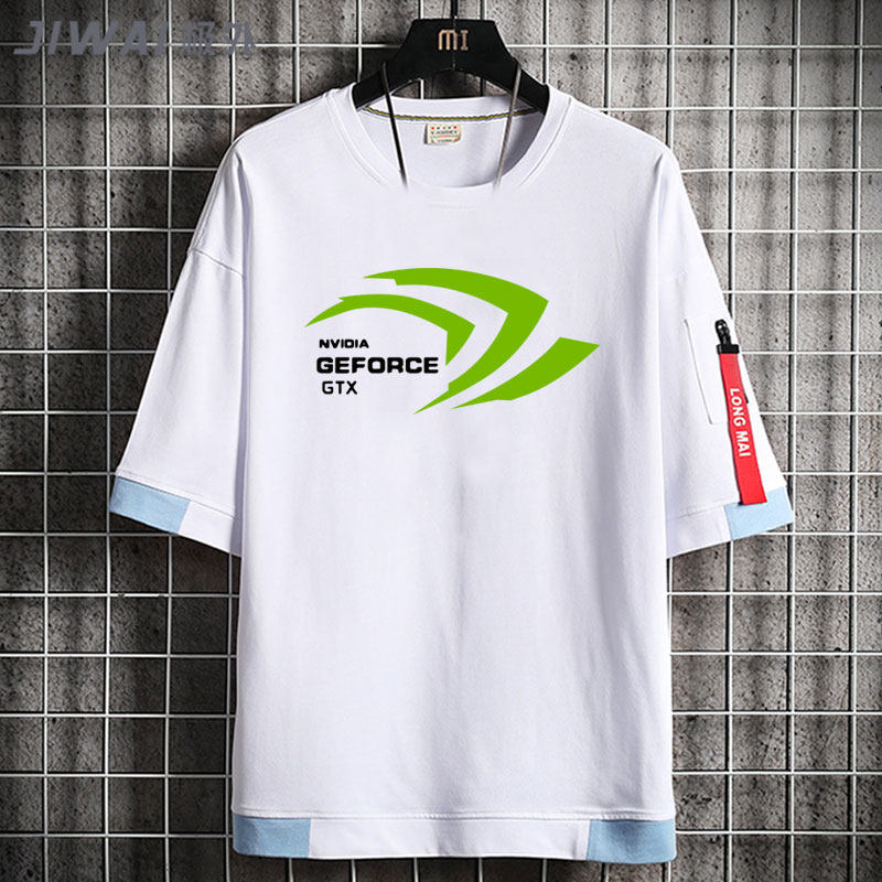 Yingweida Nvidia Peripheral Short-Sleeved Geek Workwear Inn Intel Game ...