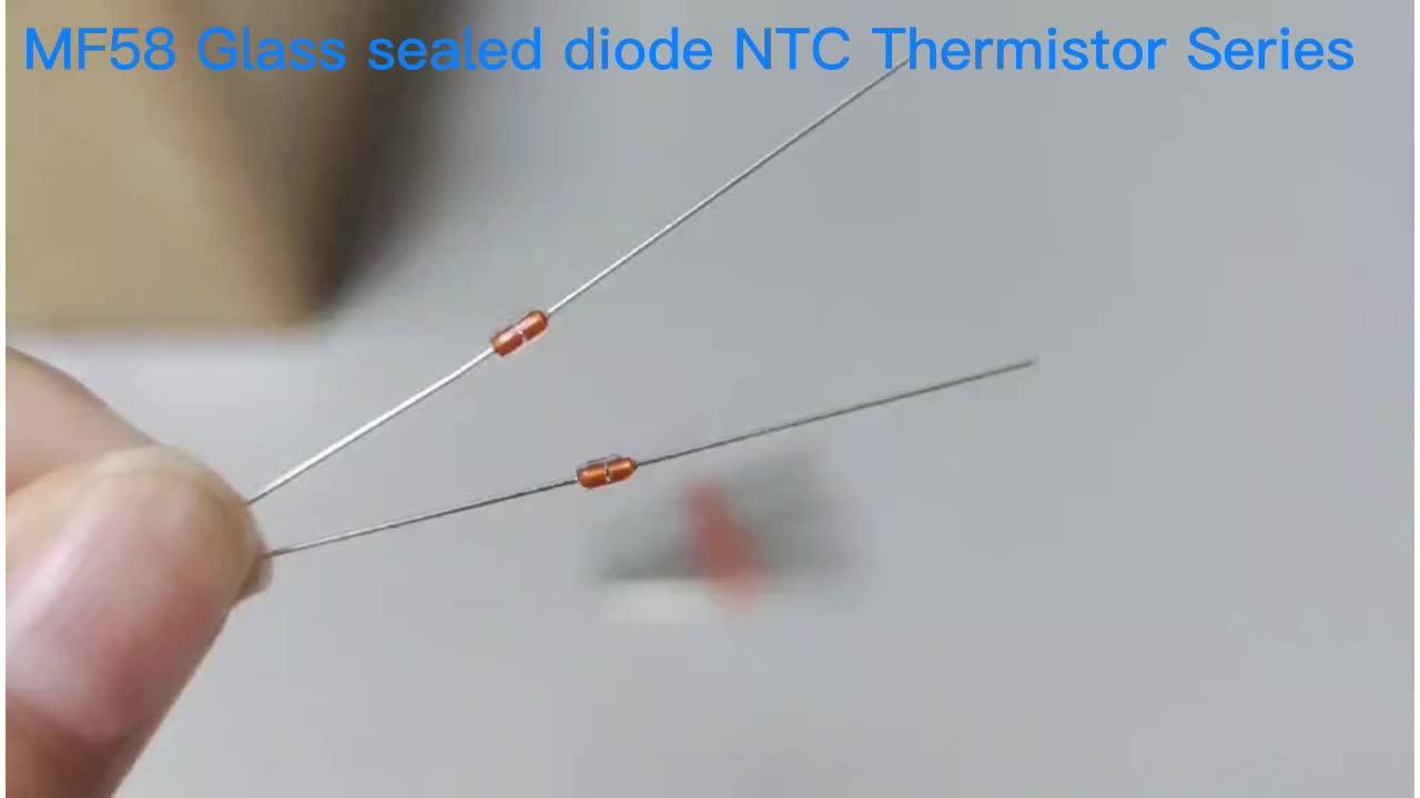 Customizable Thermistor Ntc Glass 10k 100k 3950 1% Diode Type Glass ...