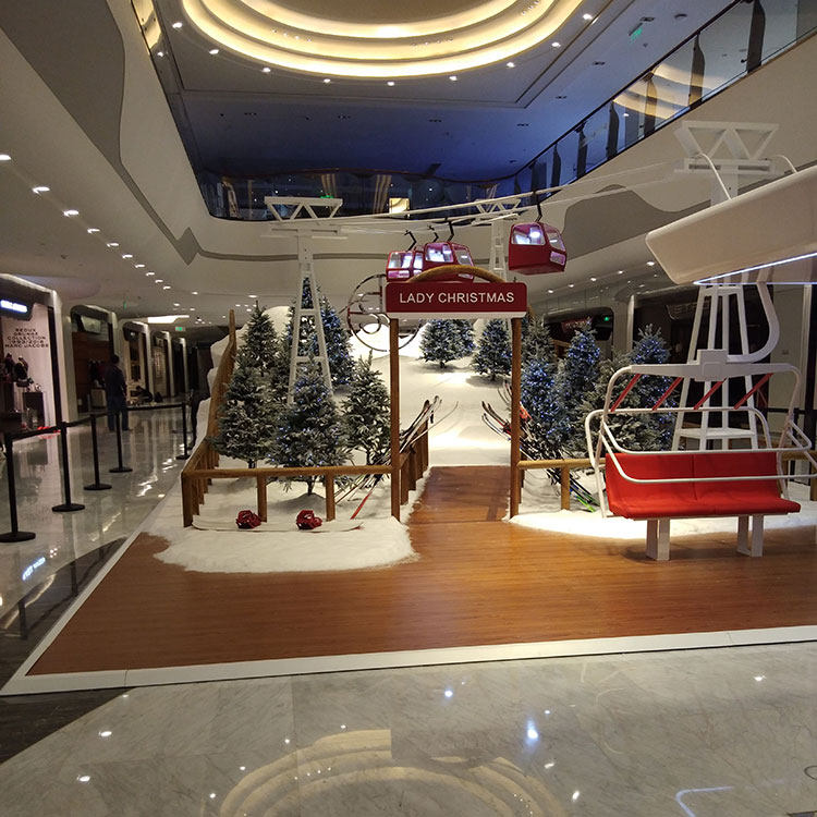 [USD 32.80] Foam sculpture custom mall props snow mountain pendulum ...