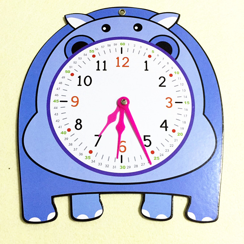 Supply Teaching clock large clock face learning AIDS primary school ...