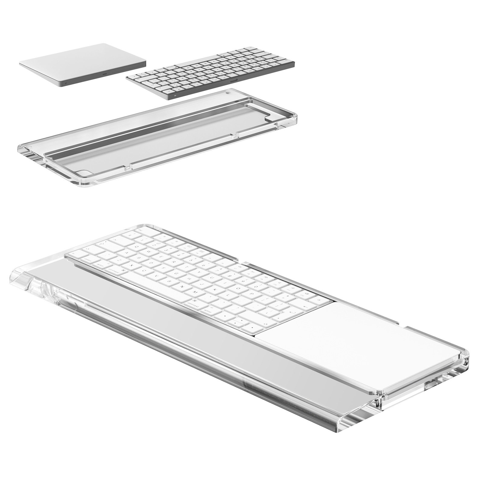 2025 new apple 16inch mbp keyboard tray + magic keyboard stand all-in ...