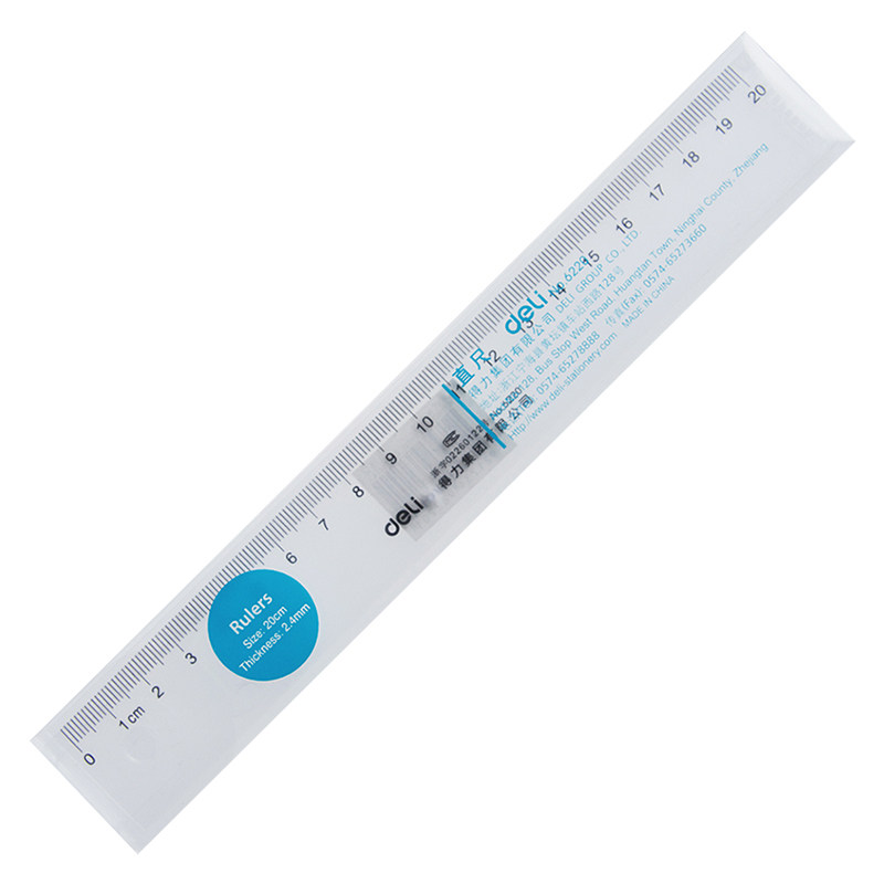 [USD 4.22] 6230-foot 30cm plastic ruler Transparent 30 cm scale 20cm ...