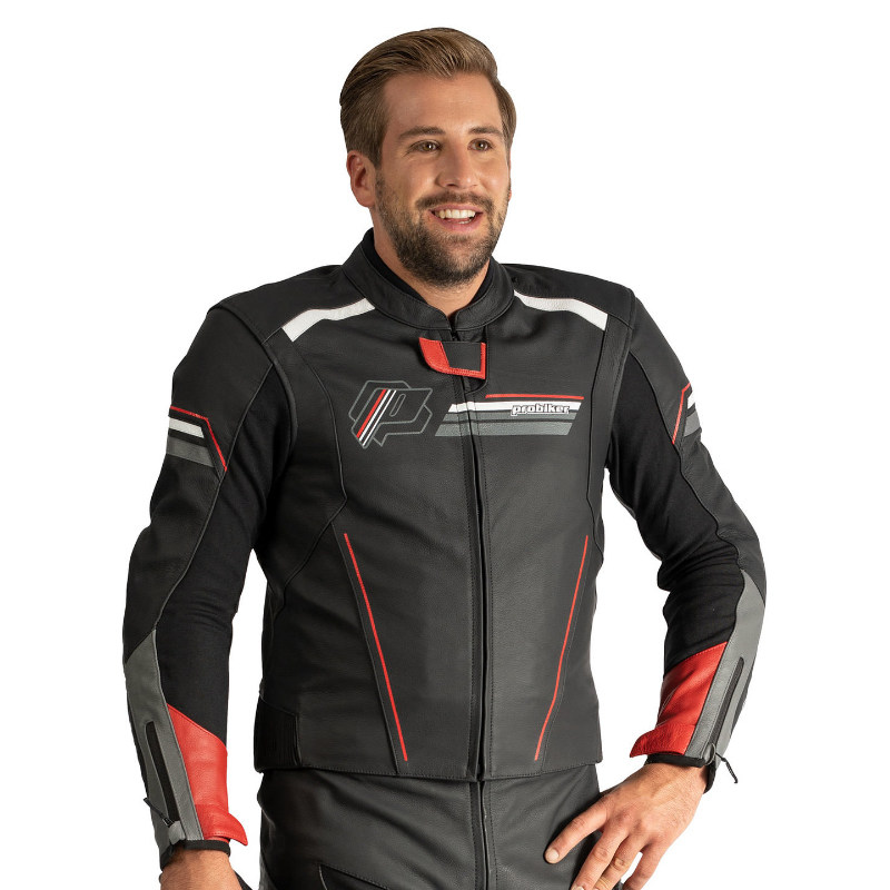 德國Probiker PRX-16皮衣戶外出遊騎行服賽車服防摔真皮外套男-Taobao