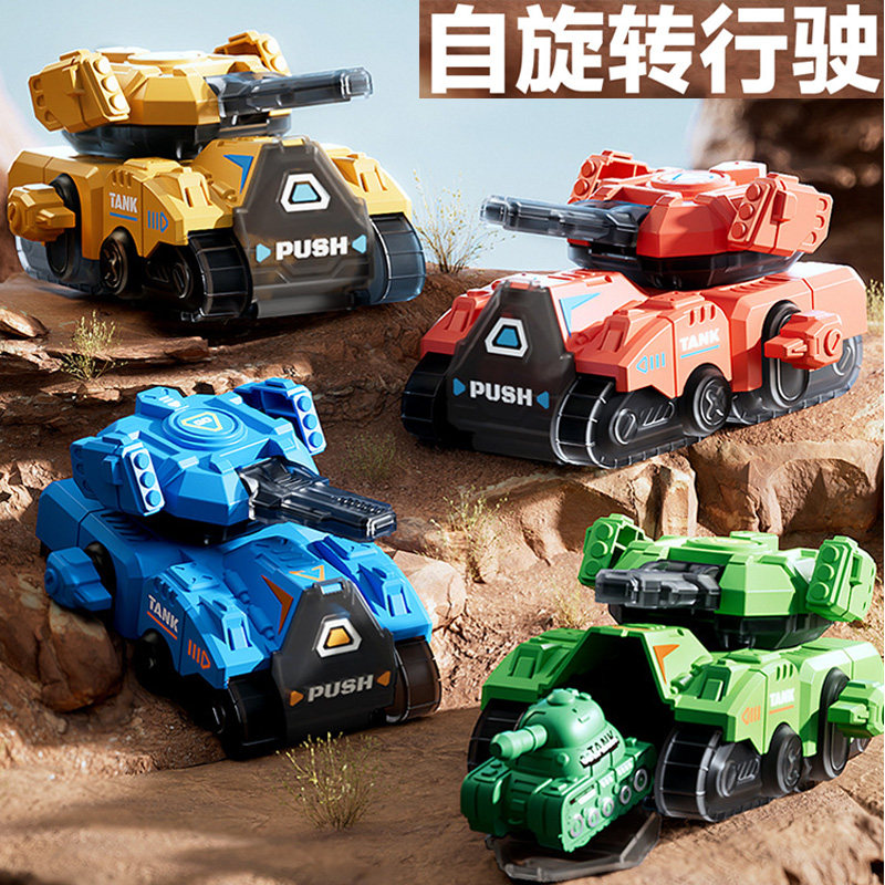 Baby’s favorite rotate turret tank toy 🚗 🎉
