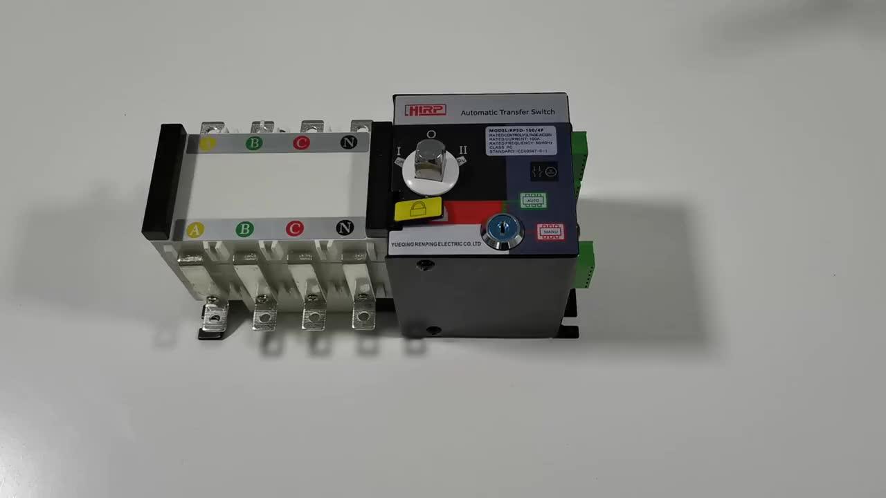 3phase 4 Poles Fire Control Type 400a Generator Ats Automatic ...