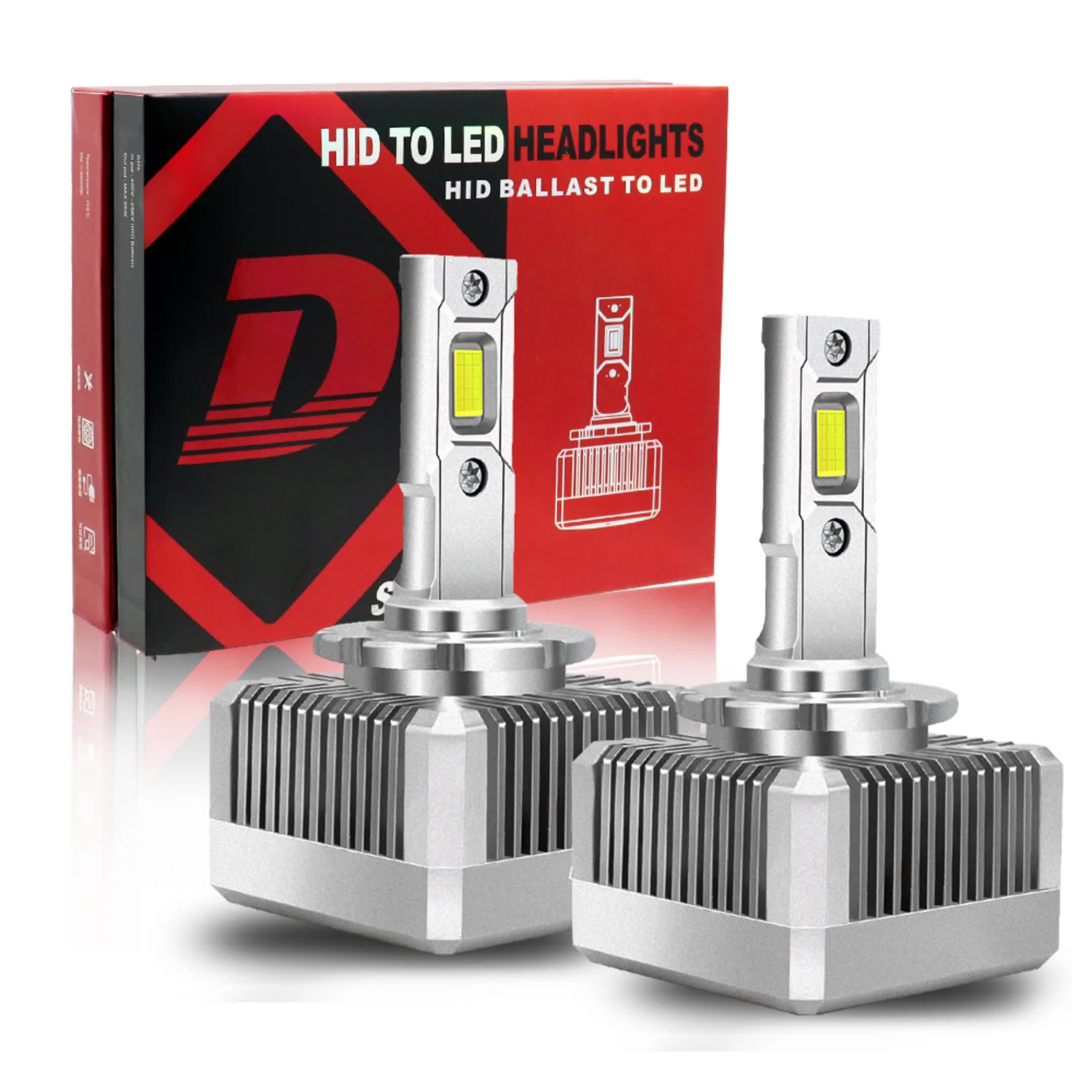 D1s D2s D3s D4s D5s D8s Car Led Headlights Super Bright Front Lights Modified Led Bulbs 70w ...