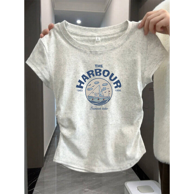 Large -size fat mm cotton cotton, t -shirt short -sleeved female summer ...