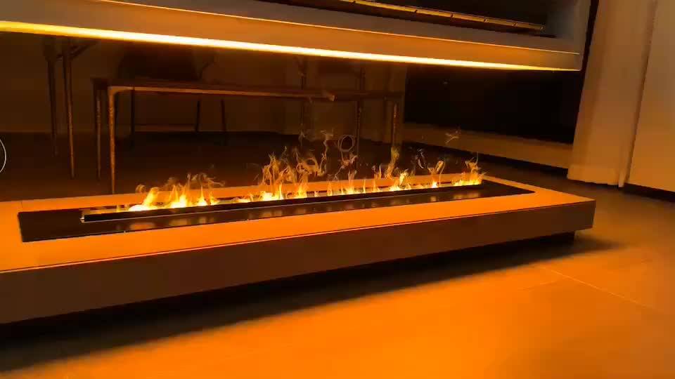 Cassette 2000 Flat Panel Version Atomization Fire Steam Fireplace Smoke ...