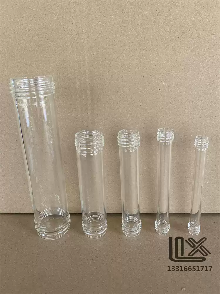 GL14玻璃螺纹接头高硼硅玻璃螺牙配件适用实验室GL螺纹GL25接头