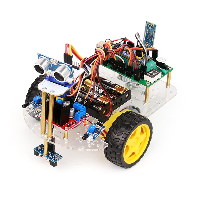 STM32 Microcontroller Smart Car Kit Tracking and Obstacle Avoidance ...