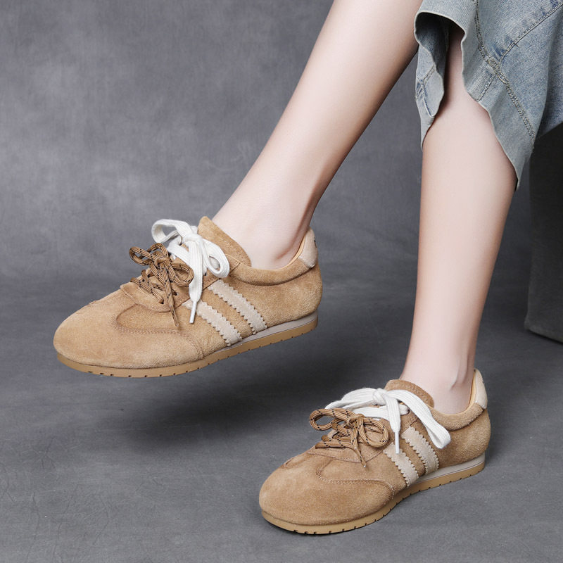 BAJEET真皮系带运动风休闲女鞋，舒适百搭新选择？👟-户外休闲鞋-淘宝好物网