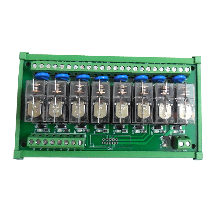 [USD 14.24] 8th circuit relay mold single chip PLC amplified module ...