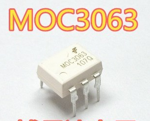 MOC3063 DIP-6 直插 MOC3063M 三端双向可控硅光耦 进口芯片-Taobao