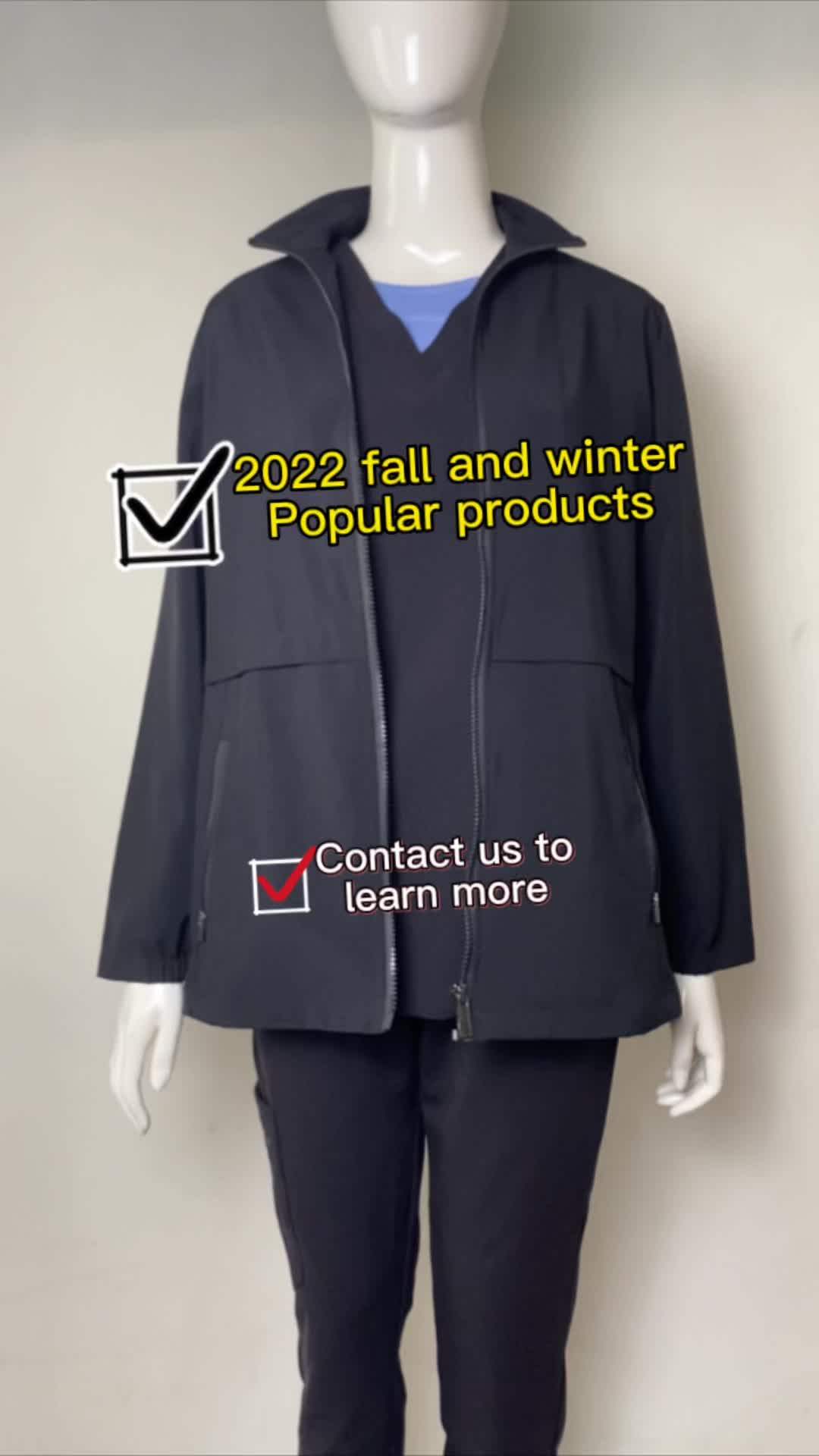 Hospital Uniforms Medical Scrubs Nurse Custom Long Sleeve White Scrub ...