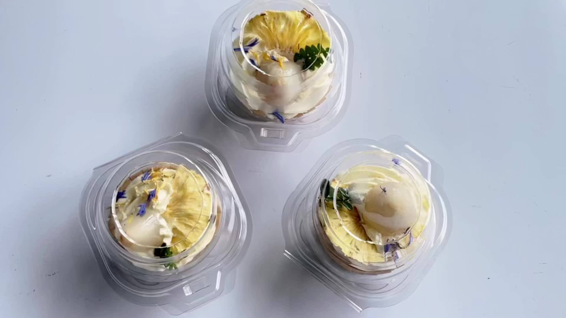 Wholesale Disposable Plastic Hinged/clamshell Transparent Single ...