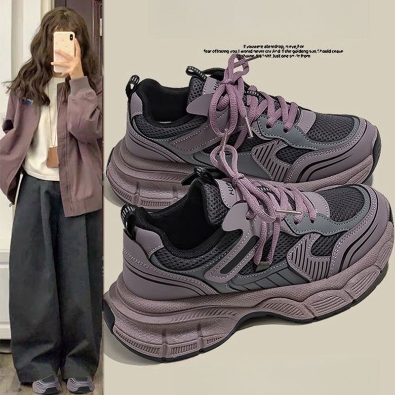 41-43 plus size women's shoes: hot picks! | purple chunky sole dad ...