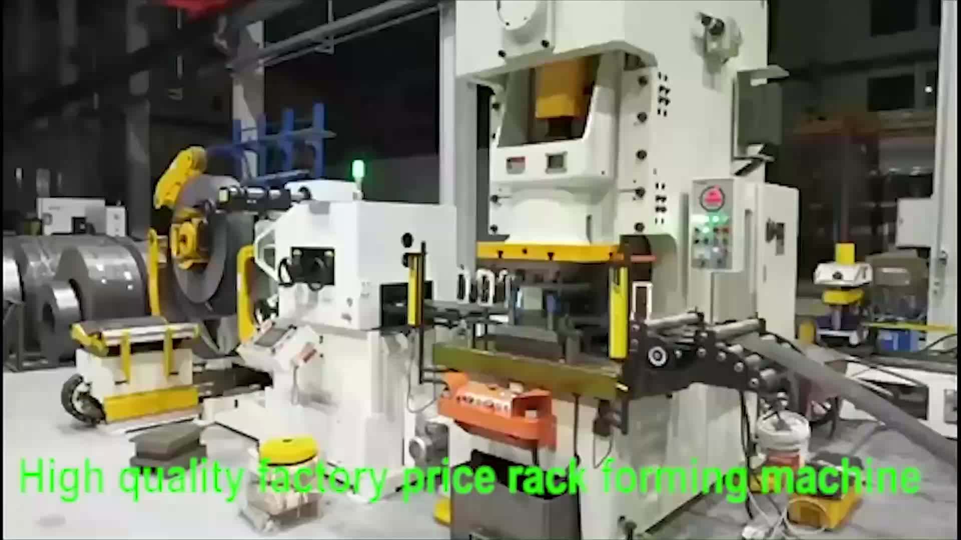 Supermarket Upright Racks Post Forming Machine Upright Shelf Frame ...