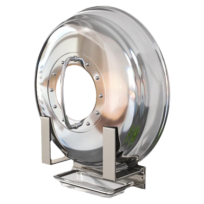 吉百居壁挂式锅盖架太空铝