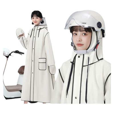 时尚徒步可骑行新款雨衣