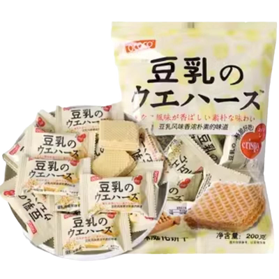 ococo豆乳威化饼干小零食