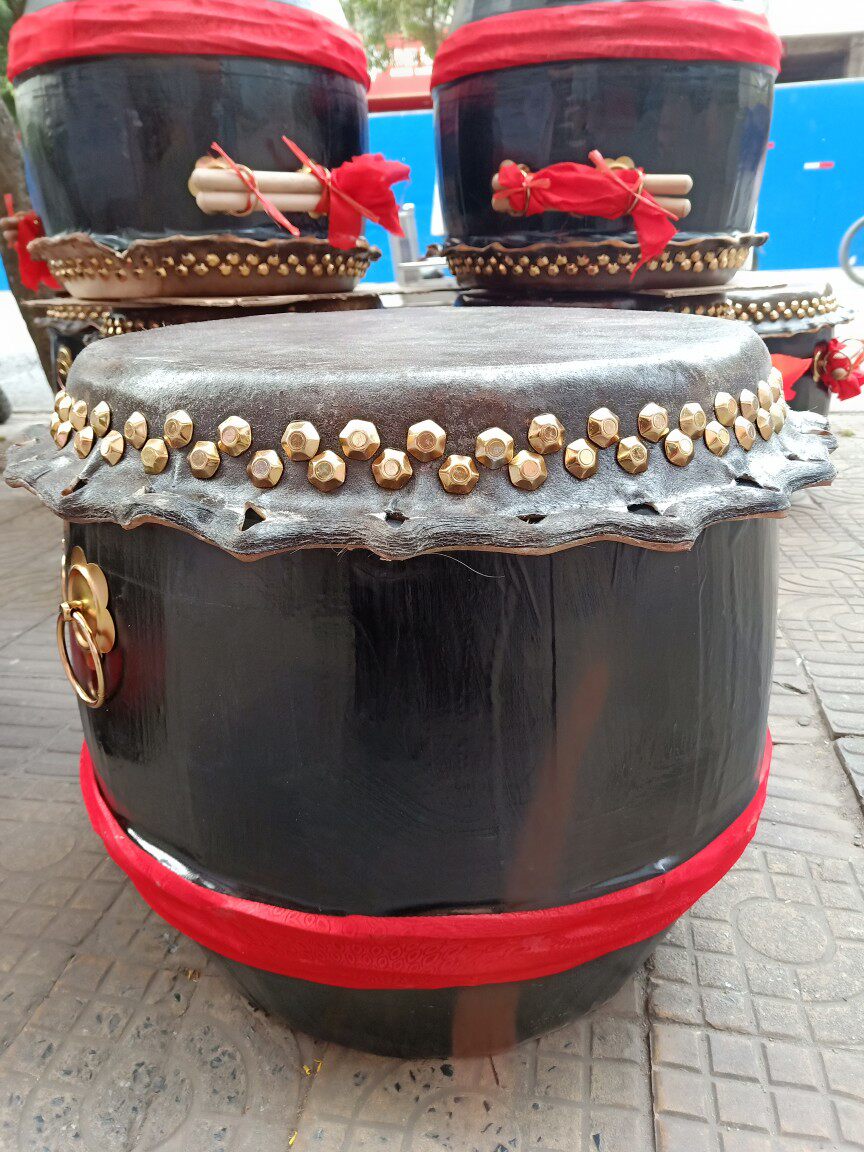 Selected large drum dance dragon and lion dance drums with free ...