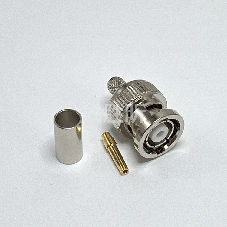 RPBNC-J5反接性內孔壓接50-3電纜 BNC-J-3內孔母頭壓接RG142電纜-Taobao