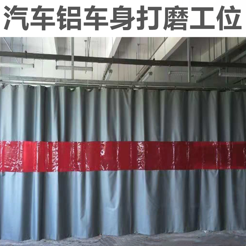 New energy vehicle fire-proof and explosion-proof partition curtain ...