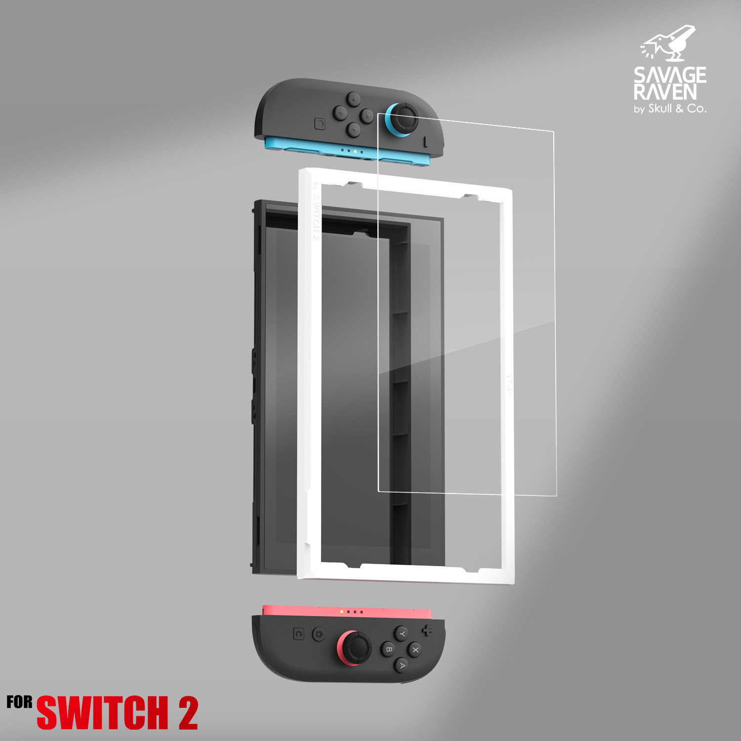 Skull & Co. Switch2钢化膜｜游戏党狂喜！防爆抗摔+骷髅帅炸贴膜来了！-switch钢化膜-淘宝好物网