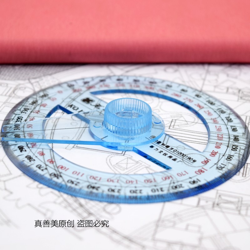 [USD 6.24] Full round instrument drawing round template double scale ...