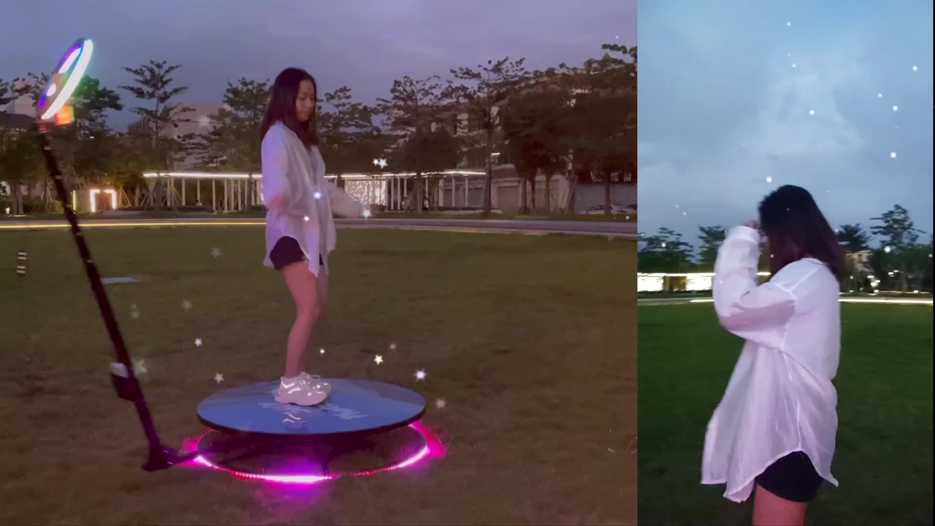 Hot Sale New Portable Selfie 360 Spinner Degree Platform Business Photo Booth Wedding And Events ...