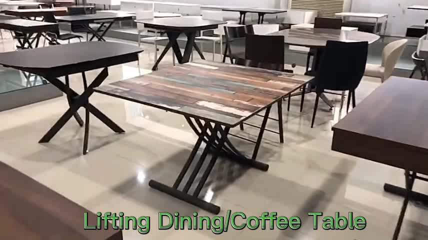 Multi-use Adjustable Space Saving Transforming Wooden Folding Lifting ...