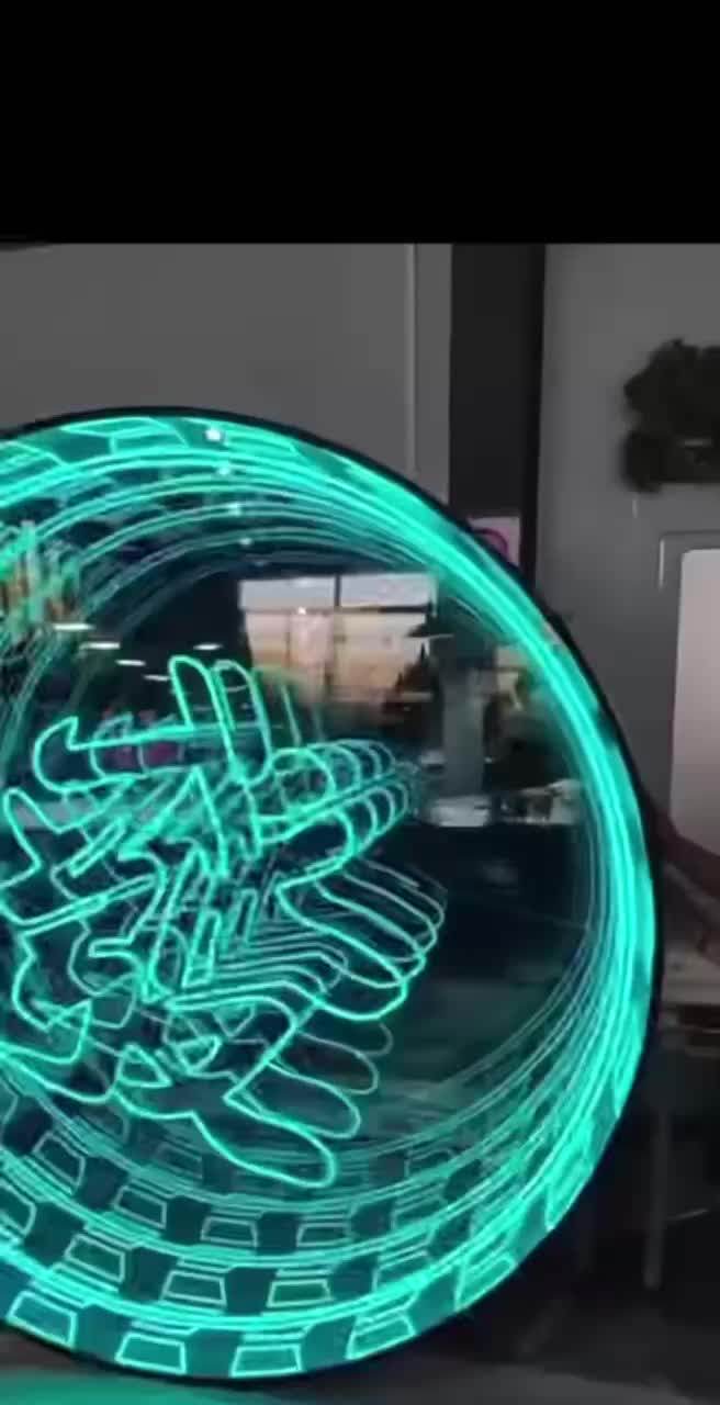 Customized Bar Simple And Modern Abyss Word Thousand Layer Mirror ...