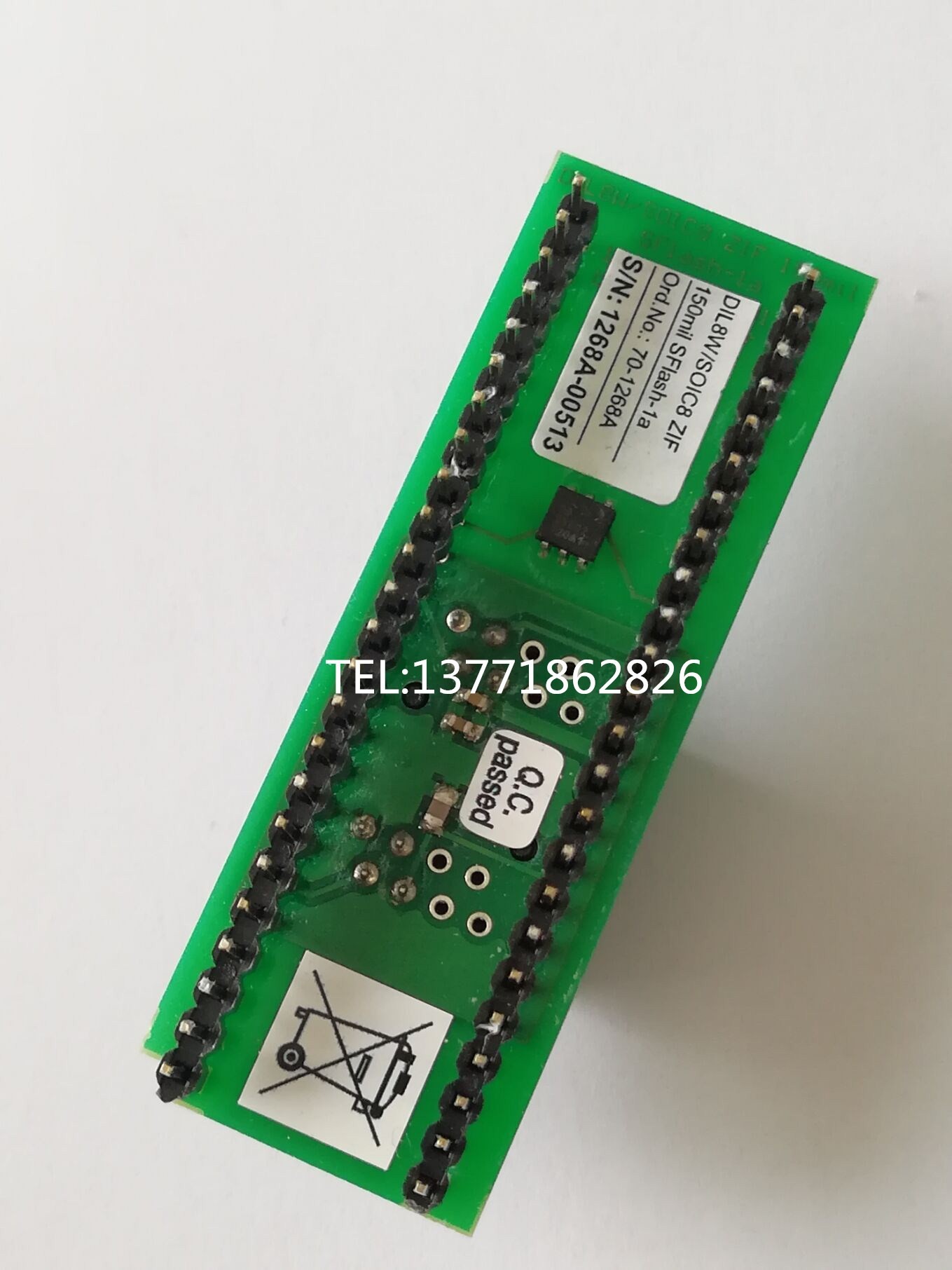 烧录座DIL8W/SOIC8 ZIF 150MIL SFLASH-1A 70-1268A：电子发烧友的必备神器！-测试座-淘宝好物网
