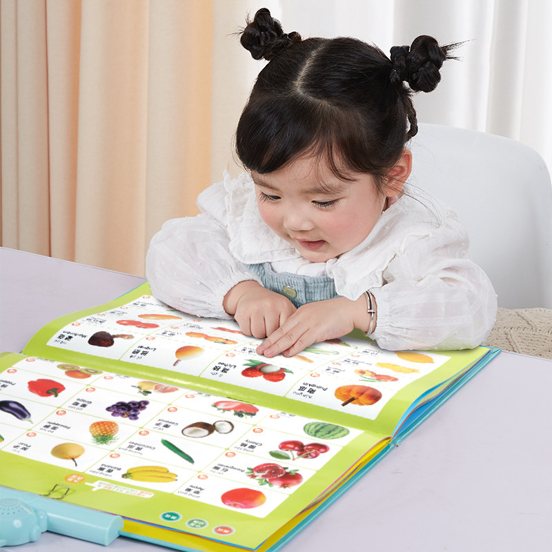 [USD 24.55] Toddler Early Learning Machine Point Reading Voice Book ...