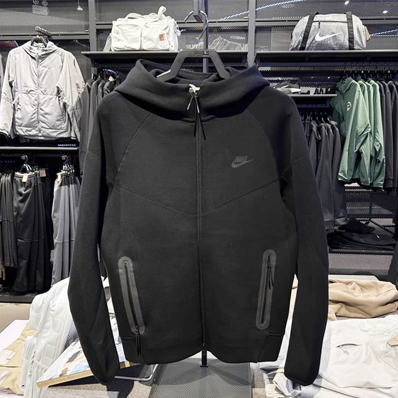 Nike FB7922：男女同款黑色针织外套，保暖又潮，你确定不来一件？-运动茄克-淘宝好物网