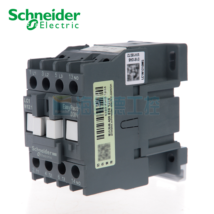 The new Schneider AC contactor LC1N1210 1201 replaces LC1E12 M5NF5NQ5NB5N