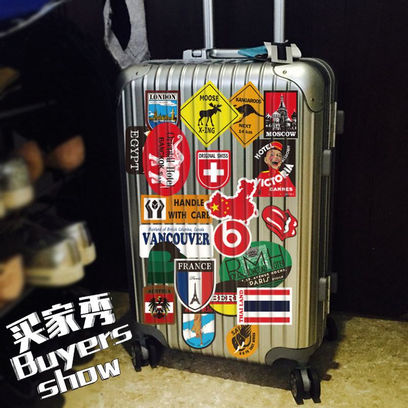 Travel Bag With Stickers