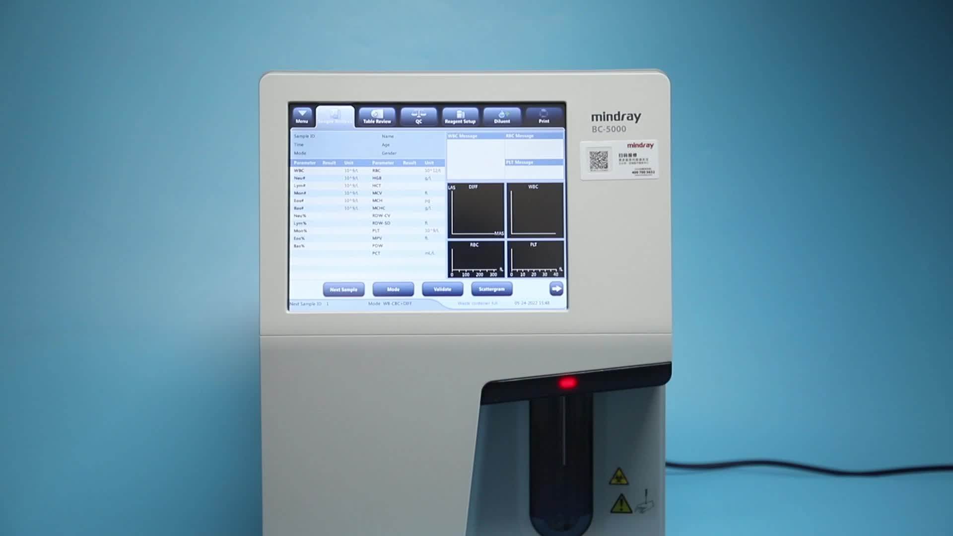 Mindray Bc 5000 Blood Count And Differential Cbc Machine Full Auto 5 ...