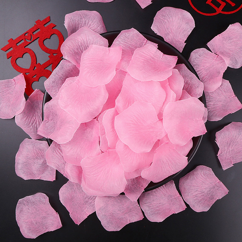 Simulation petal fake petal rose wedding confession hand flower ...