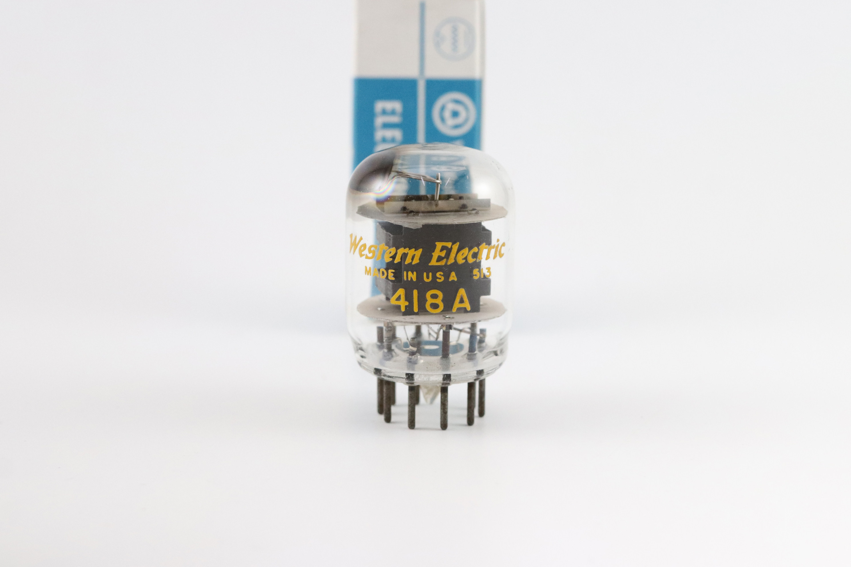美国原盒西电Western Electric 418A带圆环/方环喷碳电子管（真空管） - 淘宝西电货柜 - 港澳台深圳珠海地区及国外 - 胆 ...