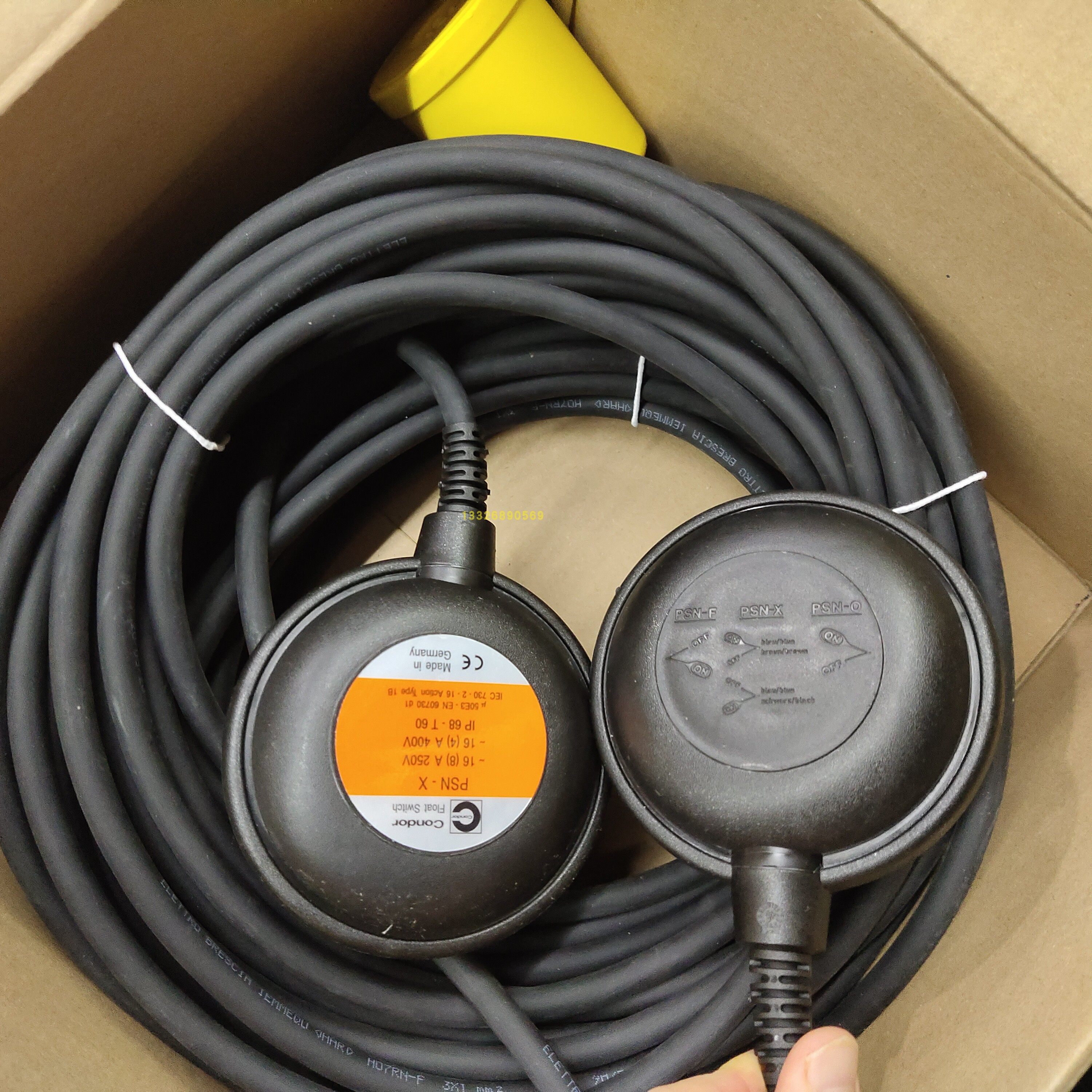 [USD 204.29] Original German Condor Float Switch PSN-X Water Level ...