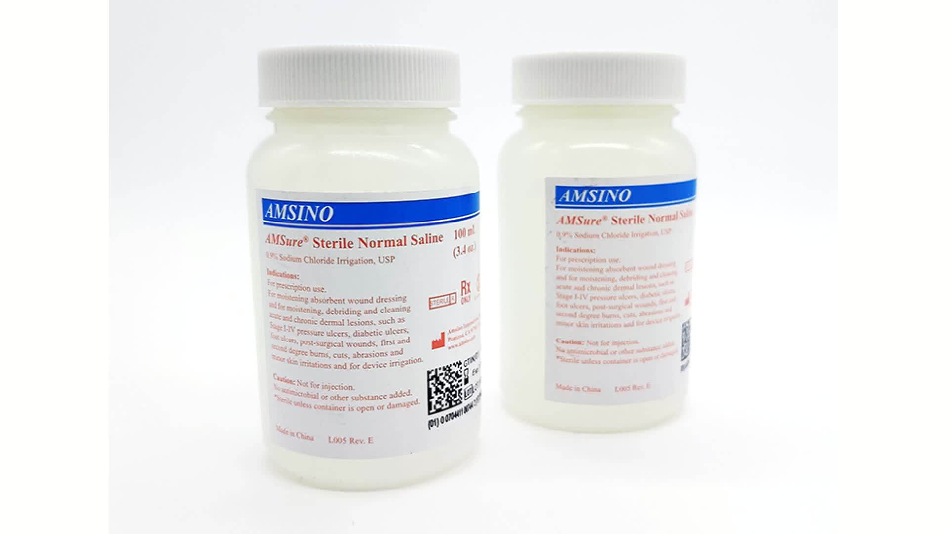 Factory Supply Other Medical Consumable 100ml Sterile Normal Saline 0.9 ...