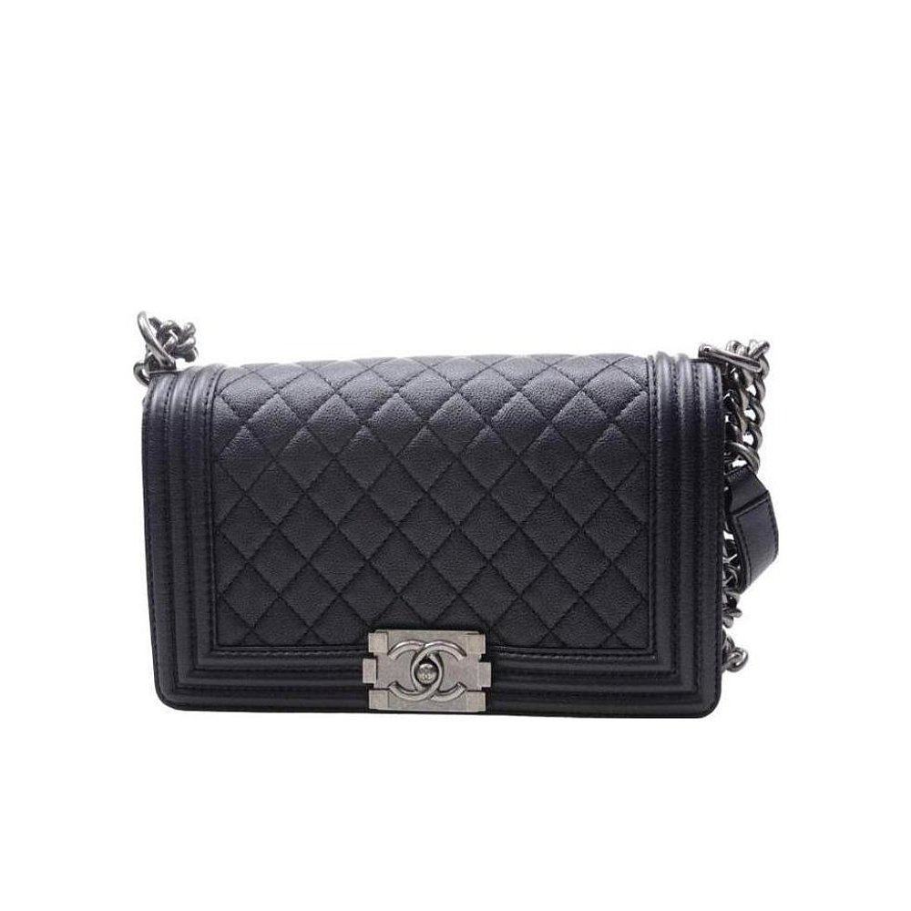 CHANEL Ms. Chanel Black Medium Boy Chanel series Shoulder bag A67086