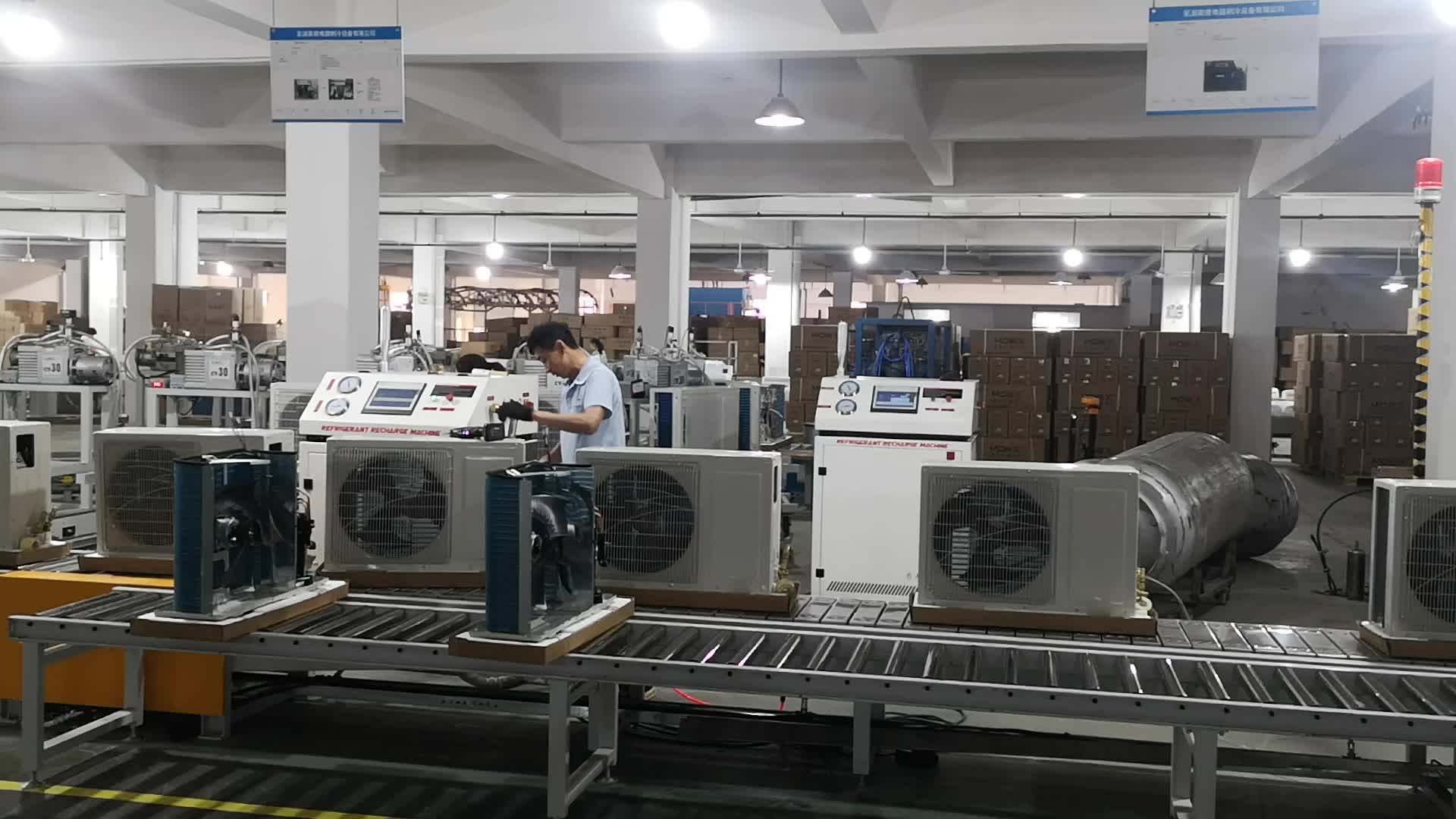 R32 R600 R290 R410a R134a Mesin Pengisian Refrigerant Sistem Pengisian ...