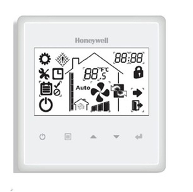 Honeywell T6820A2001 fan coil LCD thermostat fresh air air conditioner ...