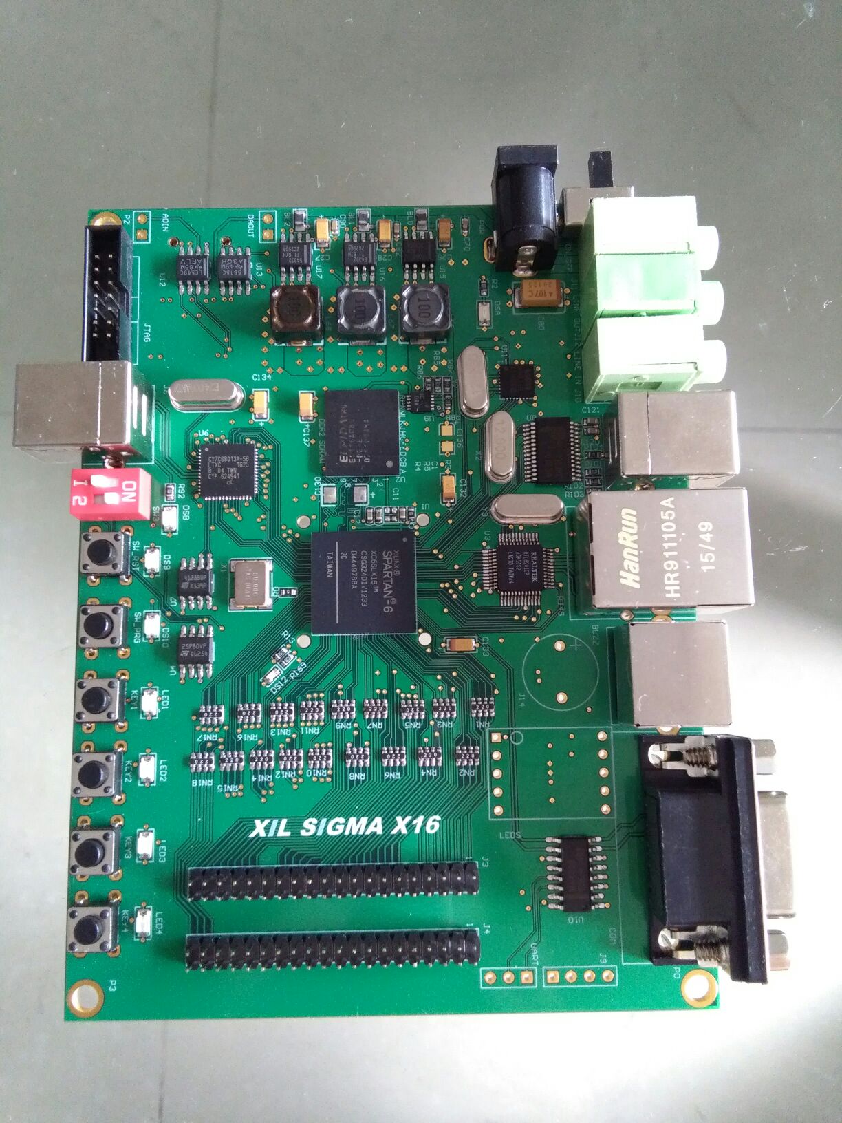 Xilinx FPGA development board Spartan6 XC6SLX16 XC6SLX16 DDR2 ...