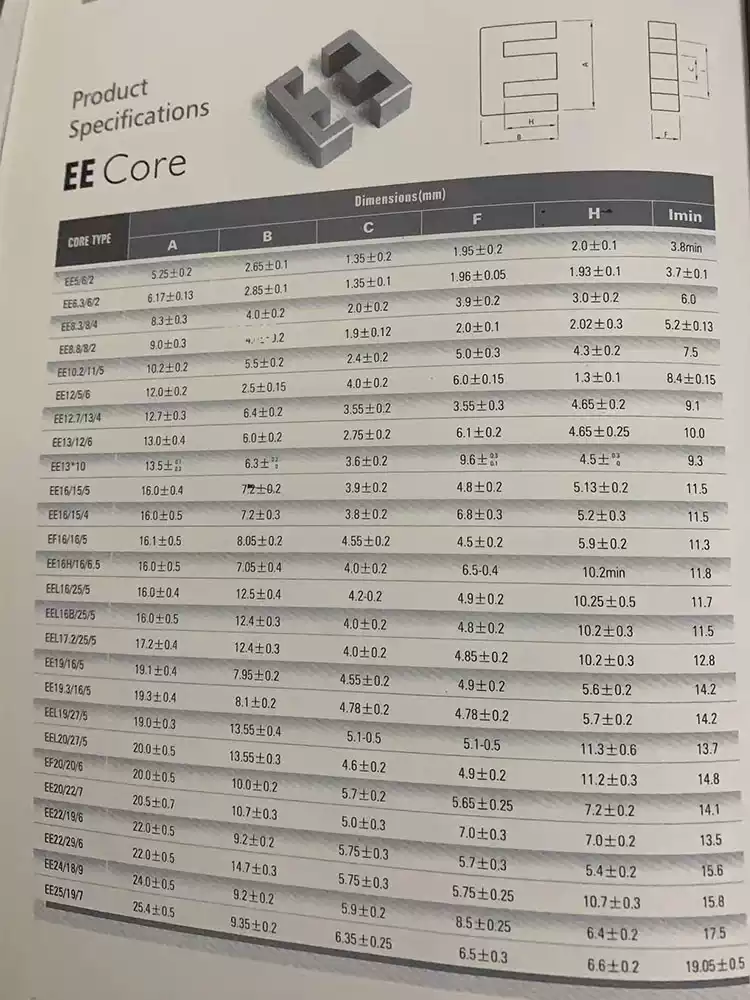 EE19骨架磁芯立式3+3/3+4/5+5/4+6卧式4+4/5+5双槽2+2单边加宽4+5