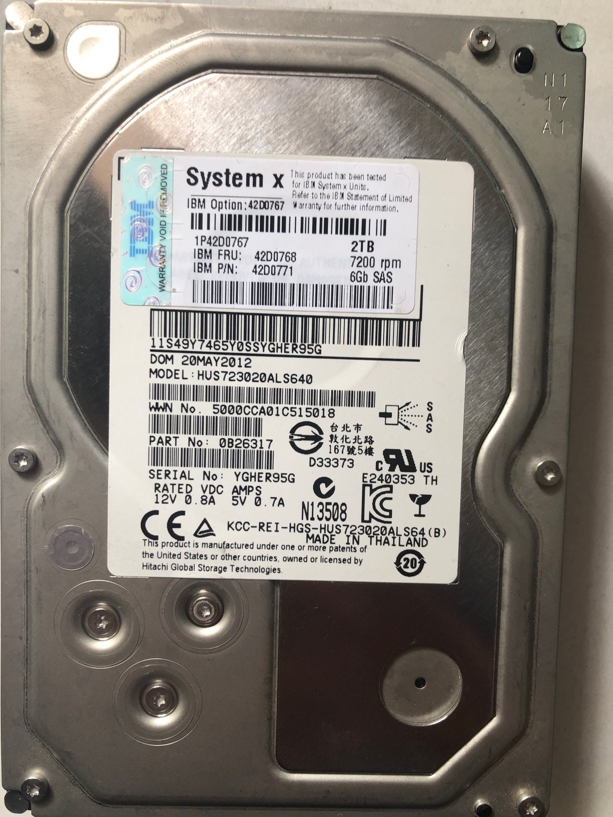 2TB戴 i尔SAS服务器2t硬盘3.5寸ST2000NM0023希i捷ST2000NM0001-阿里巴巴