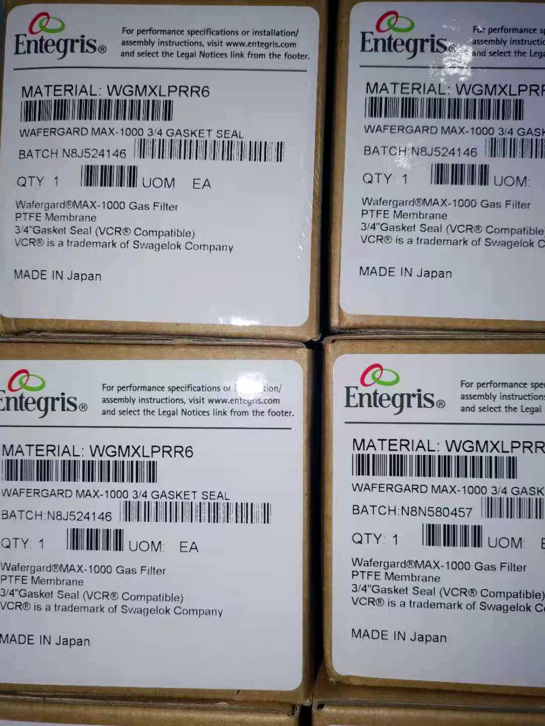 Entegris 英特格 应特格 3/4寸气体 过滤器 WGMXLPRR6 正品 PTFE